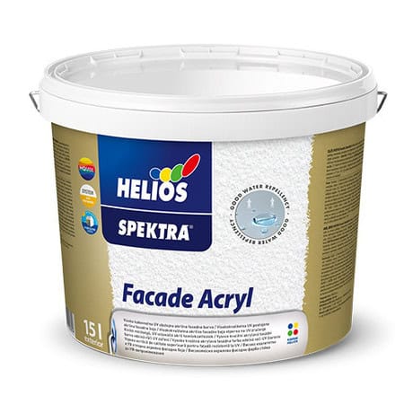 SPEKTRA ΑΚΡΥΛΙΚΟ FACADE ΛΕΥΚΟ 5lt - Katsifas Colour